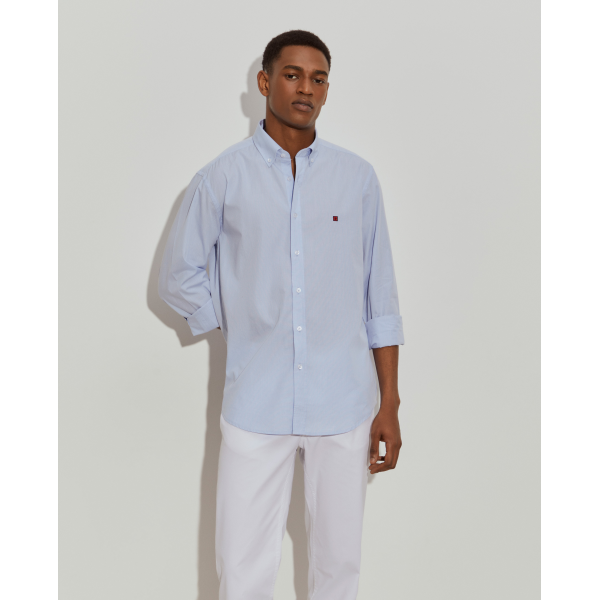 Regular fit cotton shirt - LP005573_530 | LION OF PORCHES