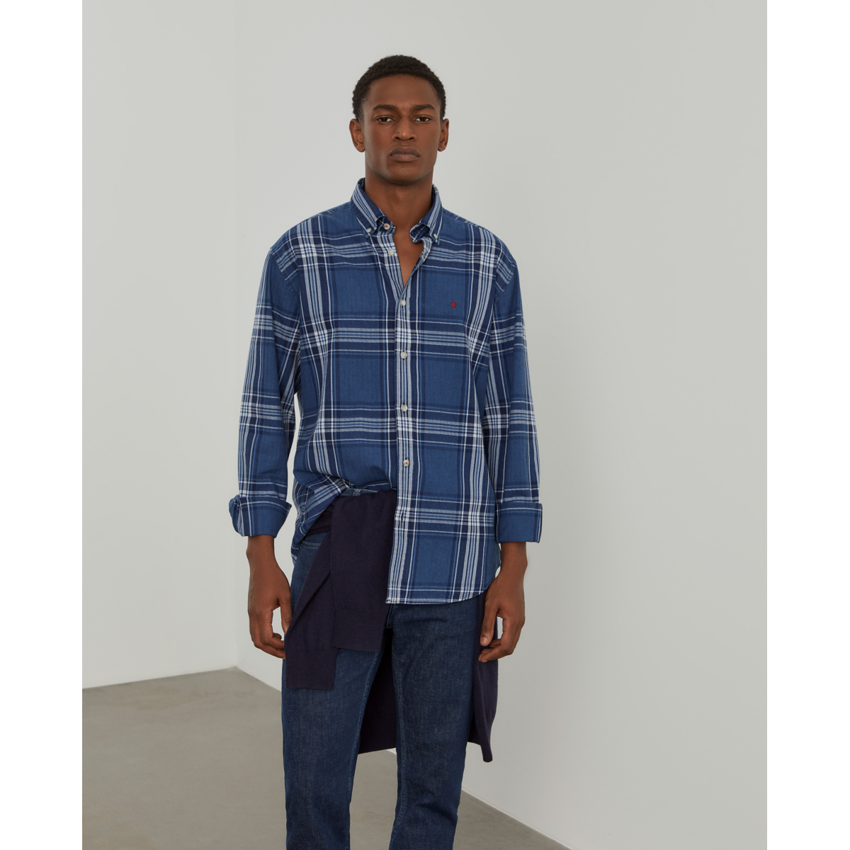 Regular fit plaid shirt - LP004942_580 - LION OF PORCHES
