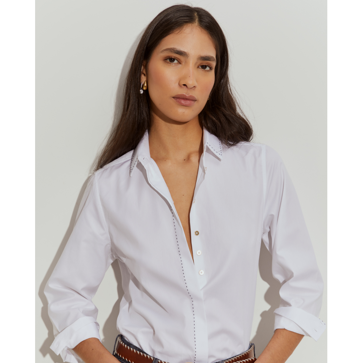 Classic cotton shirt - LP006001_001 - LION OF PORCHES