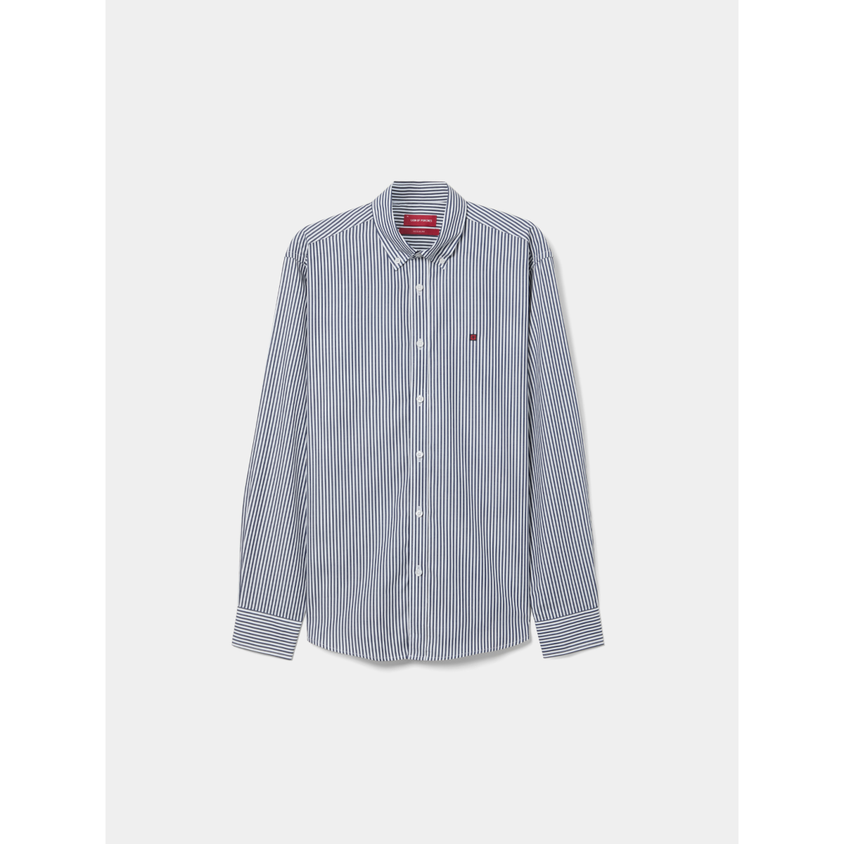 Regular fit striped cotton shirt - LP007457_599 - LION OF PORCHES