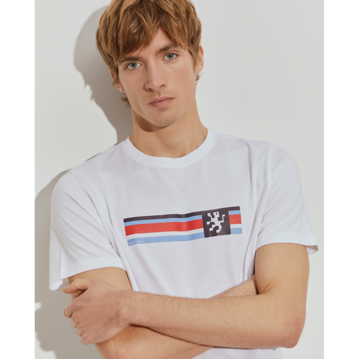 Printed cotton t-shirt - LP005976_001 - LION OF PORCHES