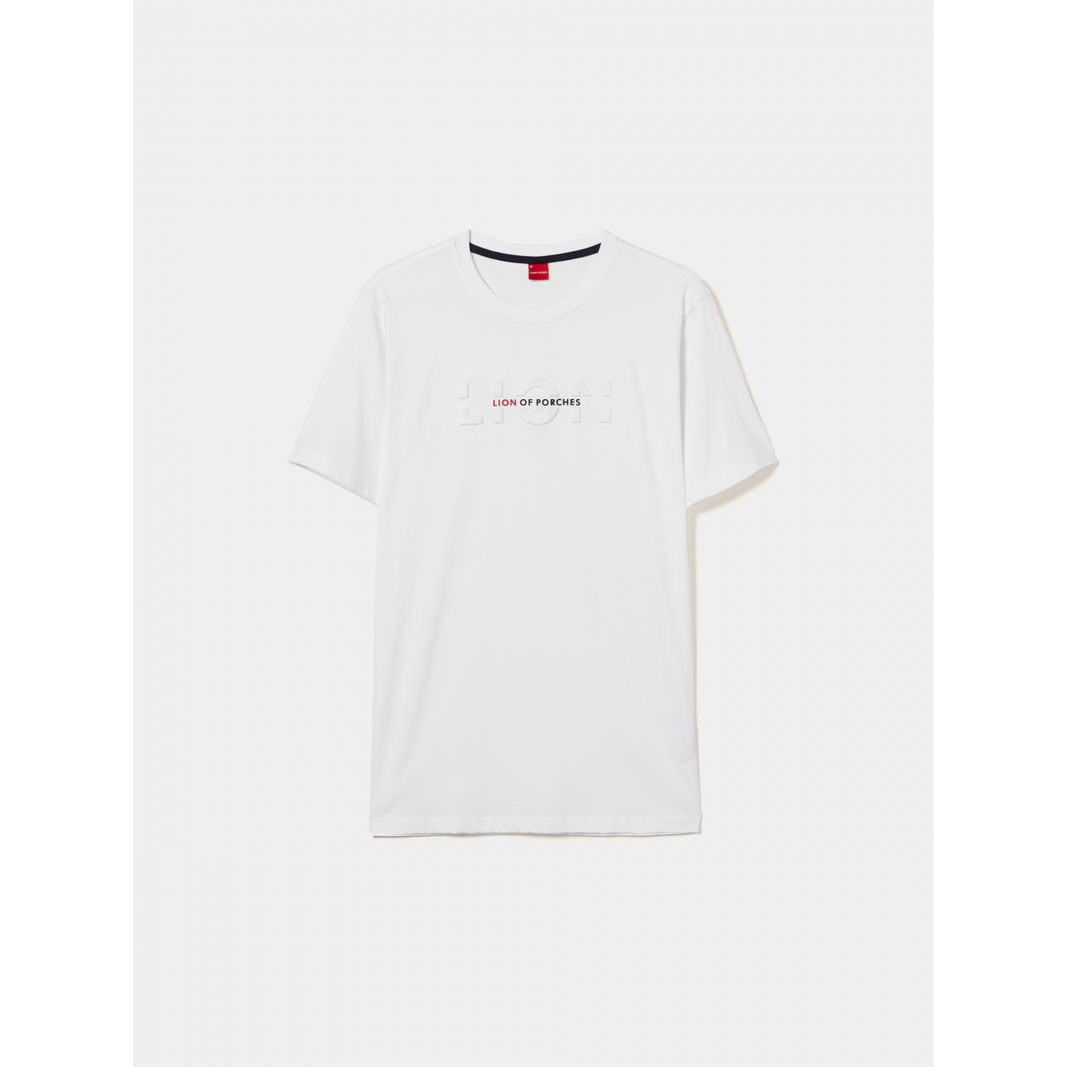 T-shirt de algodão com logotipo - LP004645_001 | LION OF PORCHES